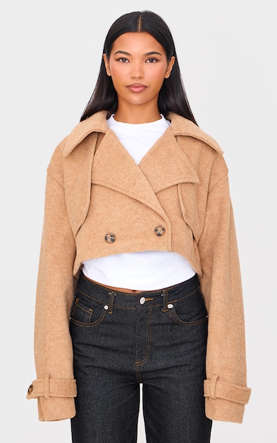 Cropped Trench Coats | PrettyLittleThing