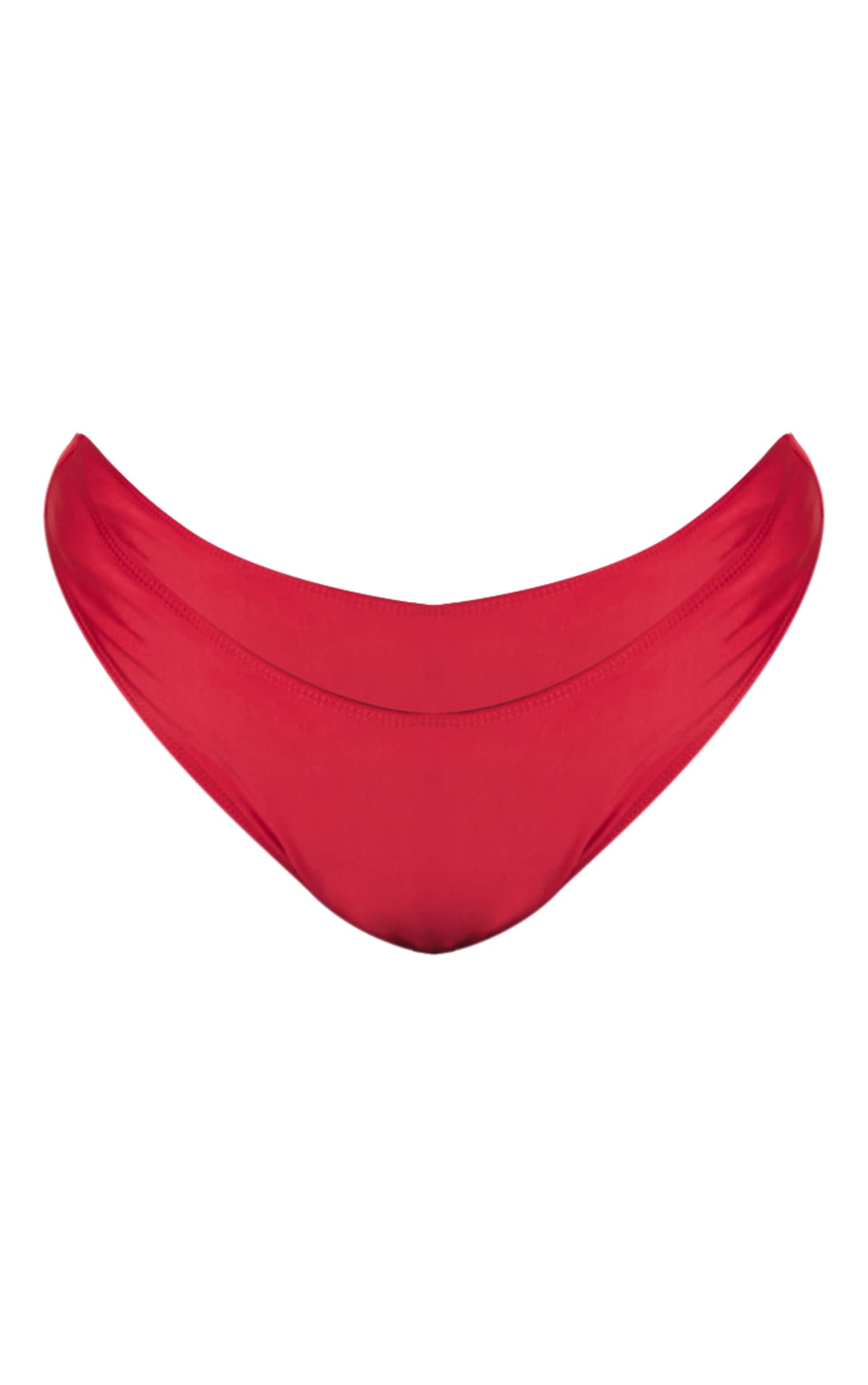 Plus Burgundy Tanga Bikini Bottoms | Plus Size | PrettyLittleThing USA