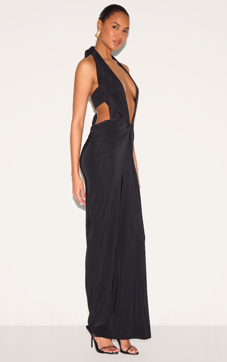 Sleeveless Maxi Dress Black | PrettyLittleThing USA