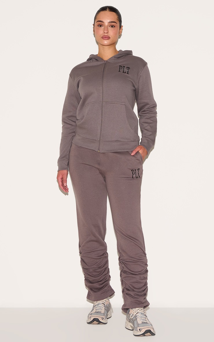 PLT Shape Jogging Gris Anthracite Brodé Froncé | Shape ...