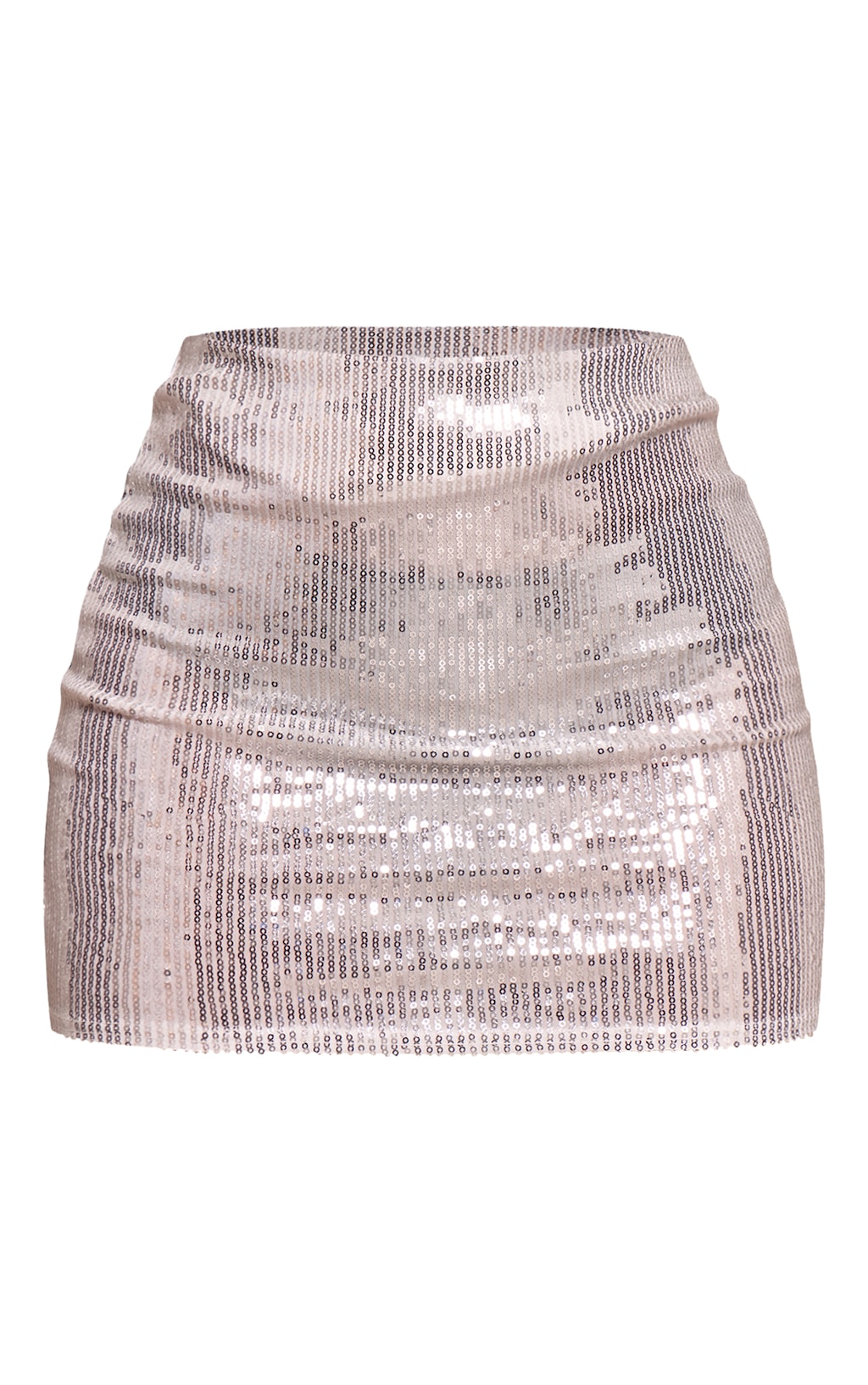 Petite Silver Sequin Micro Mini Skirt | Petite | PLT