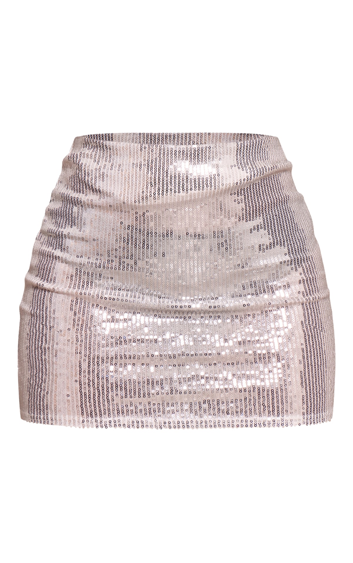 Petite Silver Sequin Micro Mini Skirt | Petite | PLT