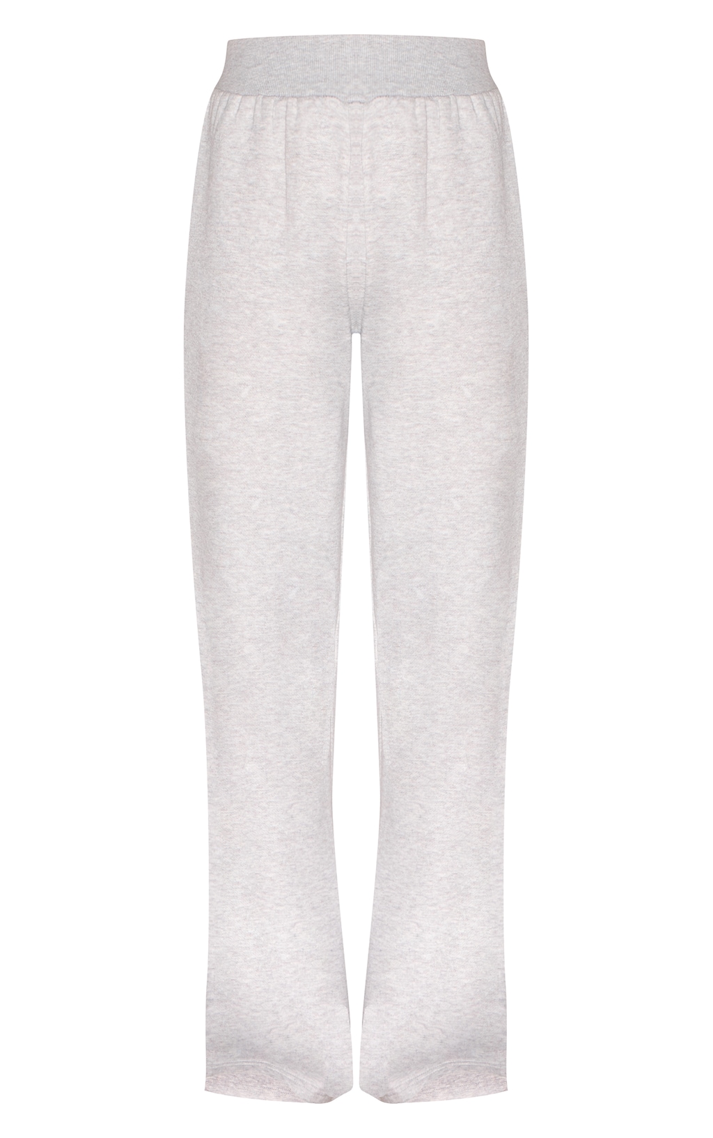 Ash Grey Flared Split Hem Sweatpants | Athleisure | PrettyLittleThing USA