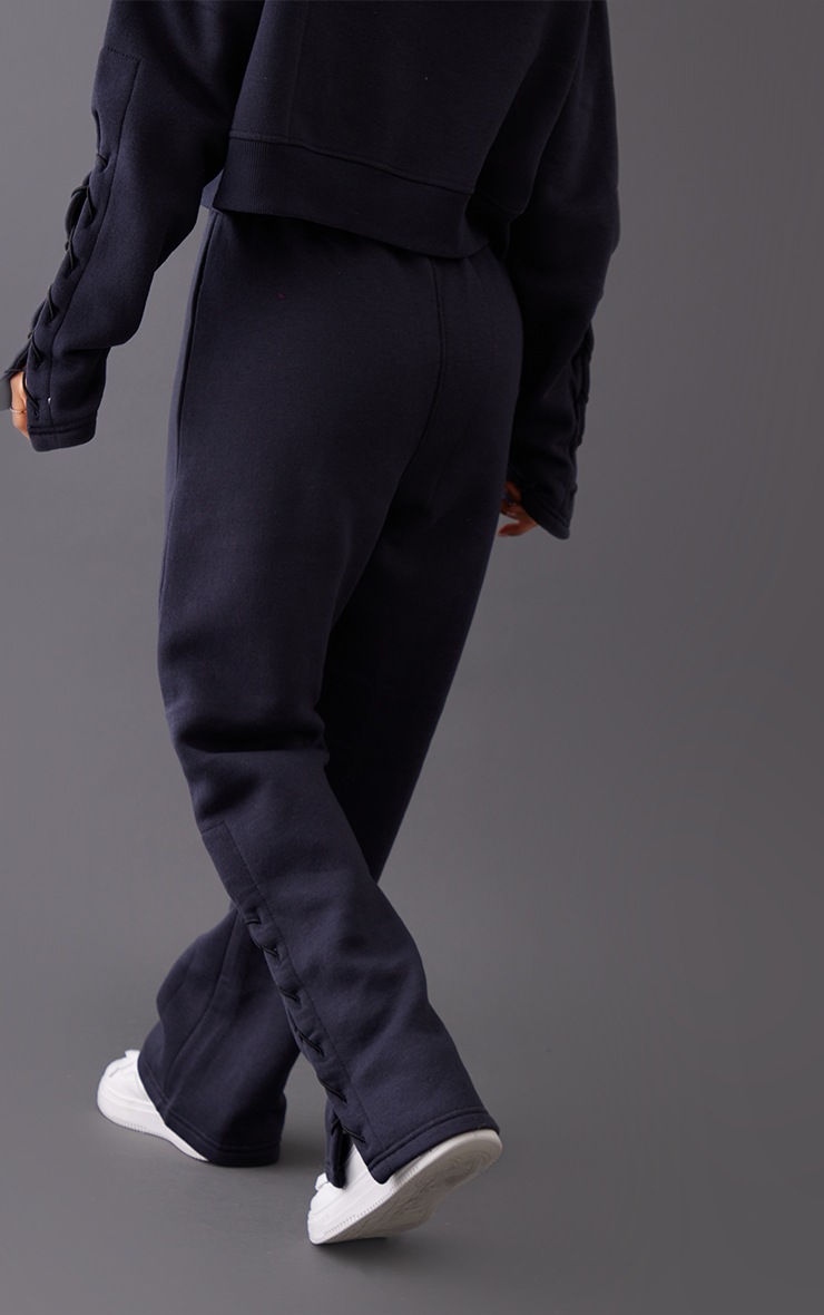 Petite Ink Blue Tie Side Joggers | Petite | PLT