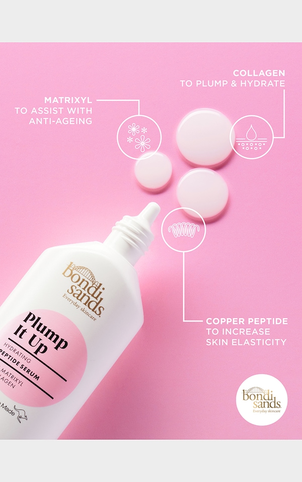 Bondi Sands Plump It Up Peptide Serum 30ml | Beauty | PrettyLittleThing IRE