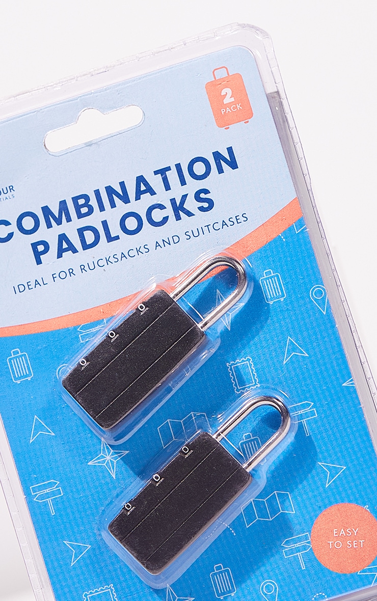 Travel Combination Padlock 2 Pack | Accessories | PLT