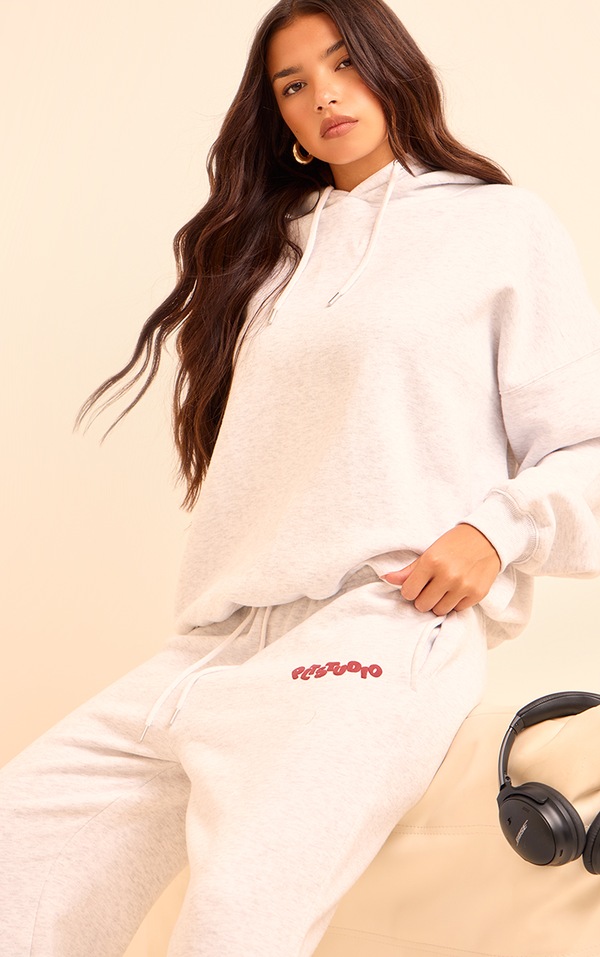 Ice Grey PLT Studio Archive Puff Thin Waistband Sweatpants | Sweat ...