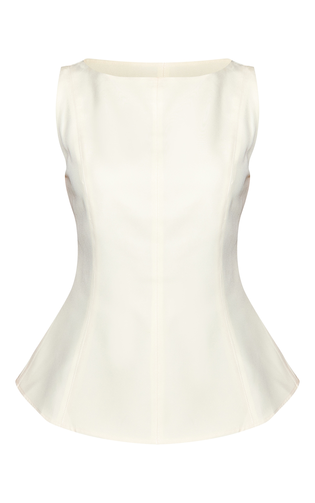 Butter Yellow Heavy Woven Tie Back Structured Top | Tops ...