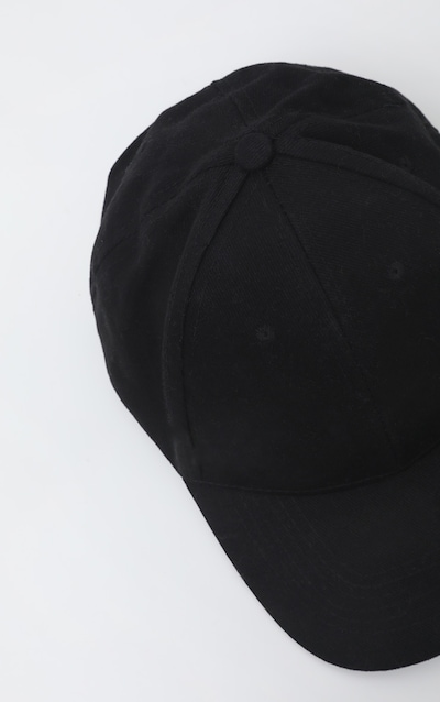 Black Plain Baseball Cap | Accessories | PLT