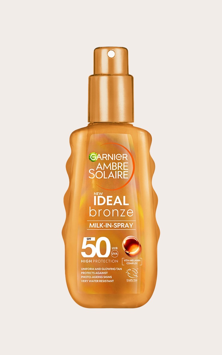 Garnier Ambre Solaire Ideal Bronze Milk Spray SPF 50 150ml | Beauty | PLT