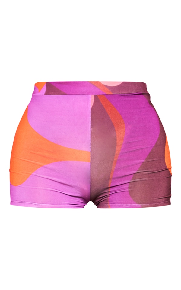 Pink Print High Waisted Shorts | Co-ords | PrettyLittleThing USA