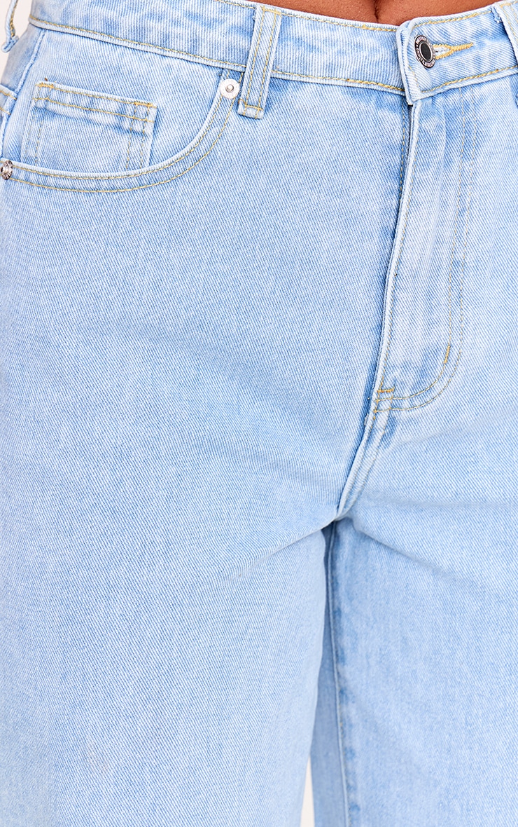 PLT Light Blue Wash High Waist Mom Jeans | Denim | PLT