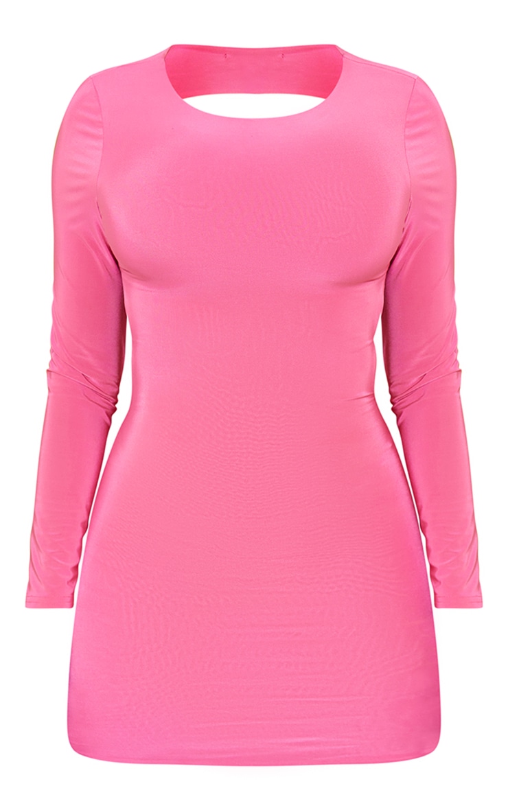 Shape Hot Pink Backless Strap Bodycon Dress | Shape | PLT