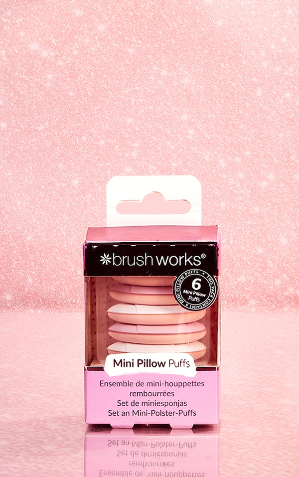 Brushworks Mini Pillow Puffs 6 Pack | Beauty | PrettyLittleThing