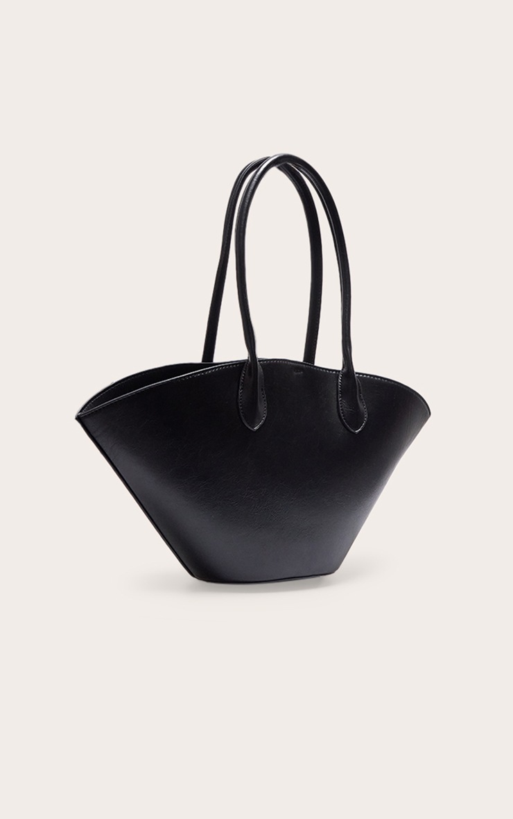 Black Pu Bucket Tote Bag | Accessories | PLT