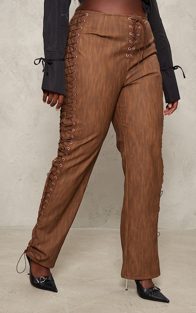 Low Rise Trousers | PrettyLittleThing