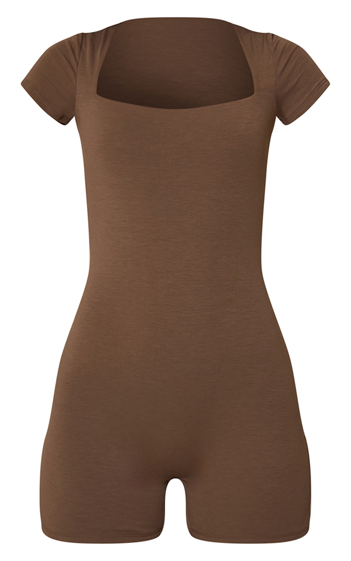 Mushroom Double Layer Contour Square Neck Unitard | Dresses | PLT