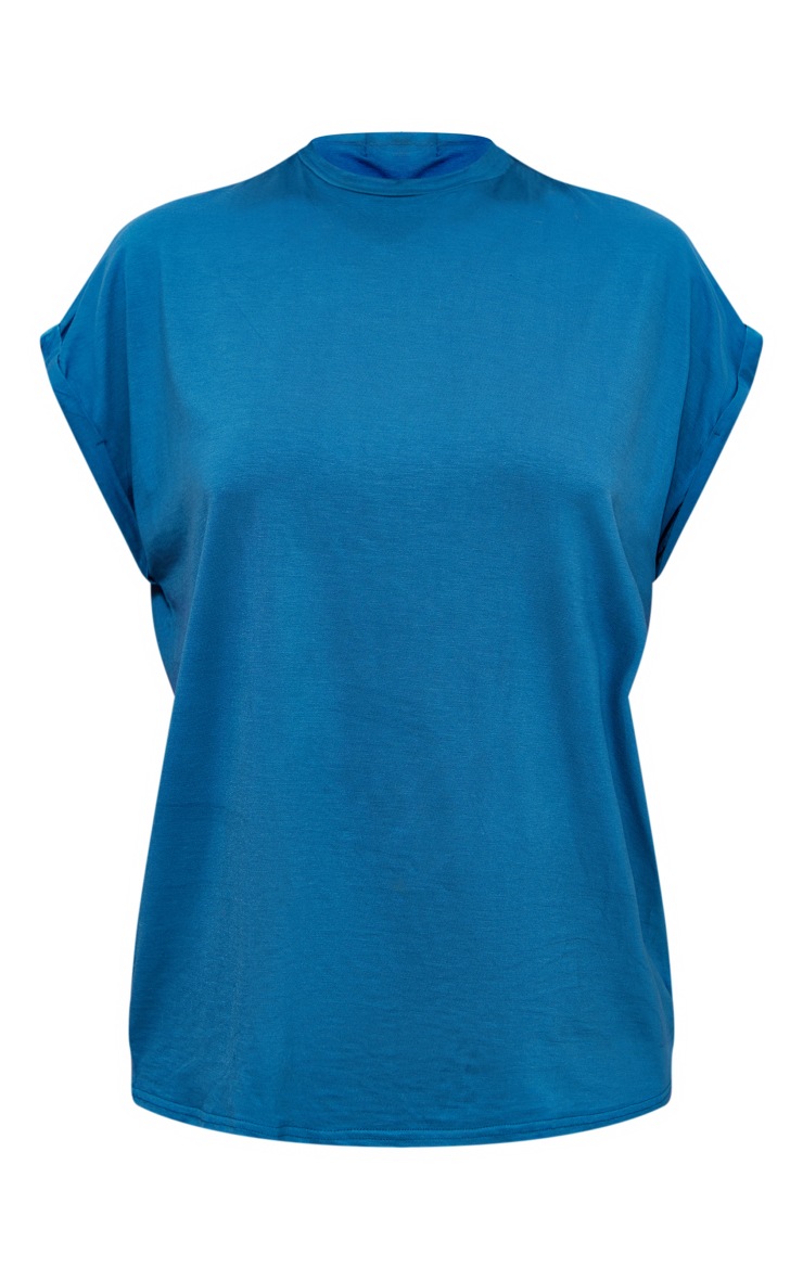 Steel Blue Jersey Boyfriend Pj Tank Top | PrettyLittleThing