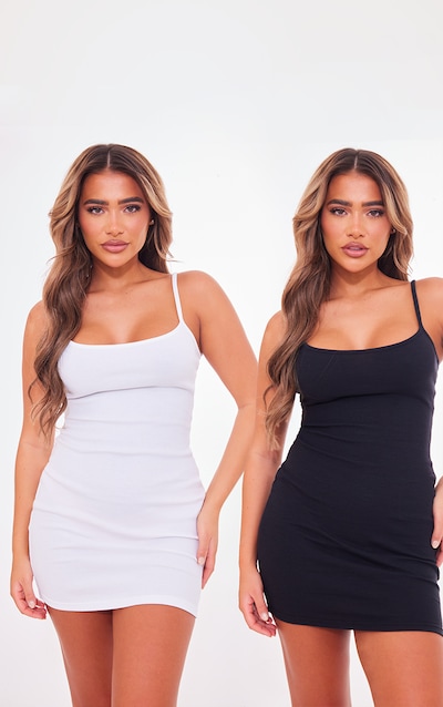 Spaghetti strap dresses | PrettyLittleThing
