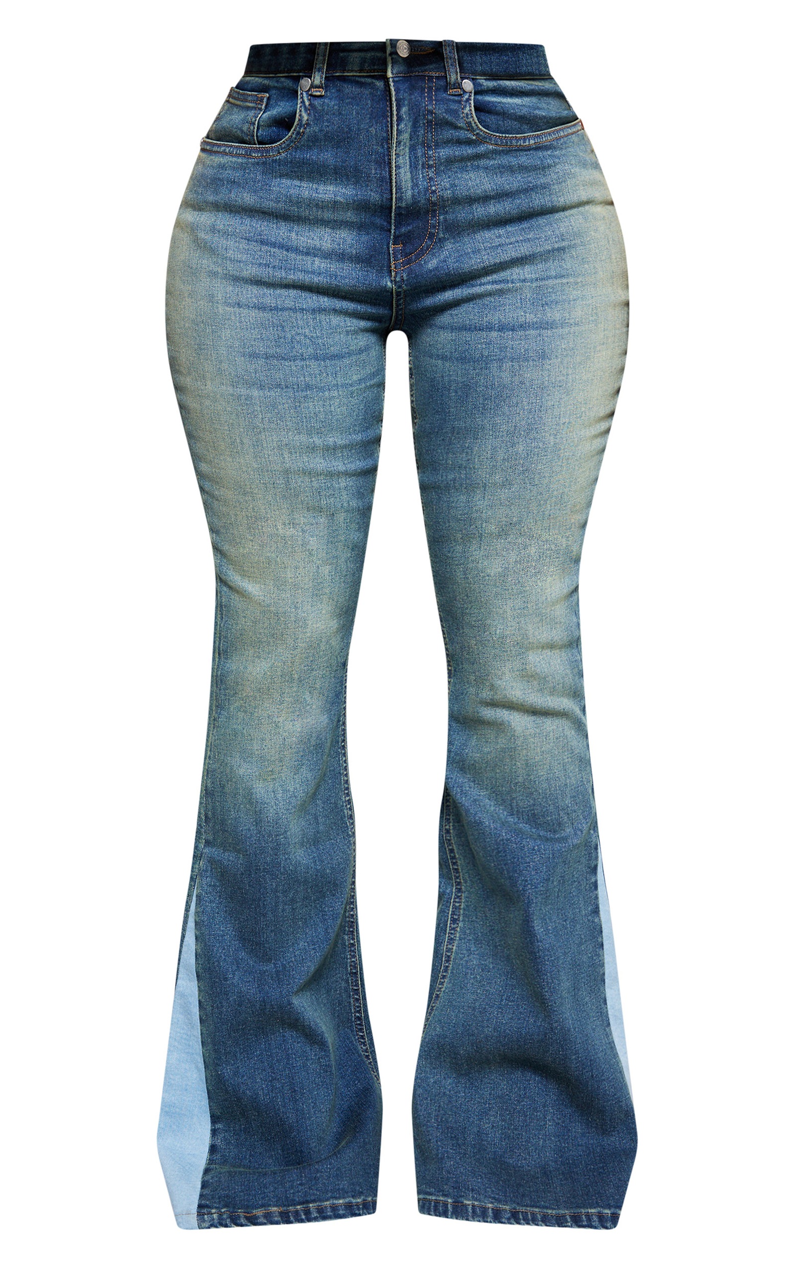 Shape Light Blue Stretch Denim Extreme Jeans | Shape | PLT