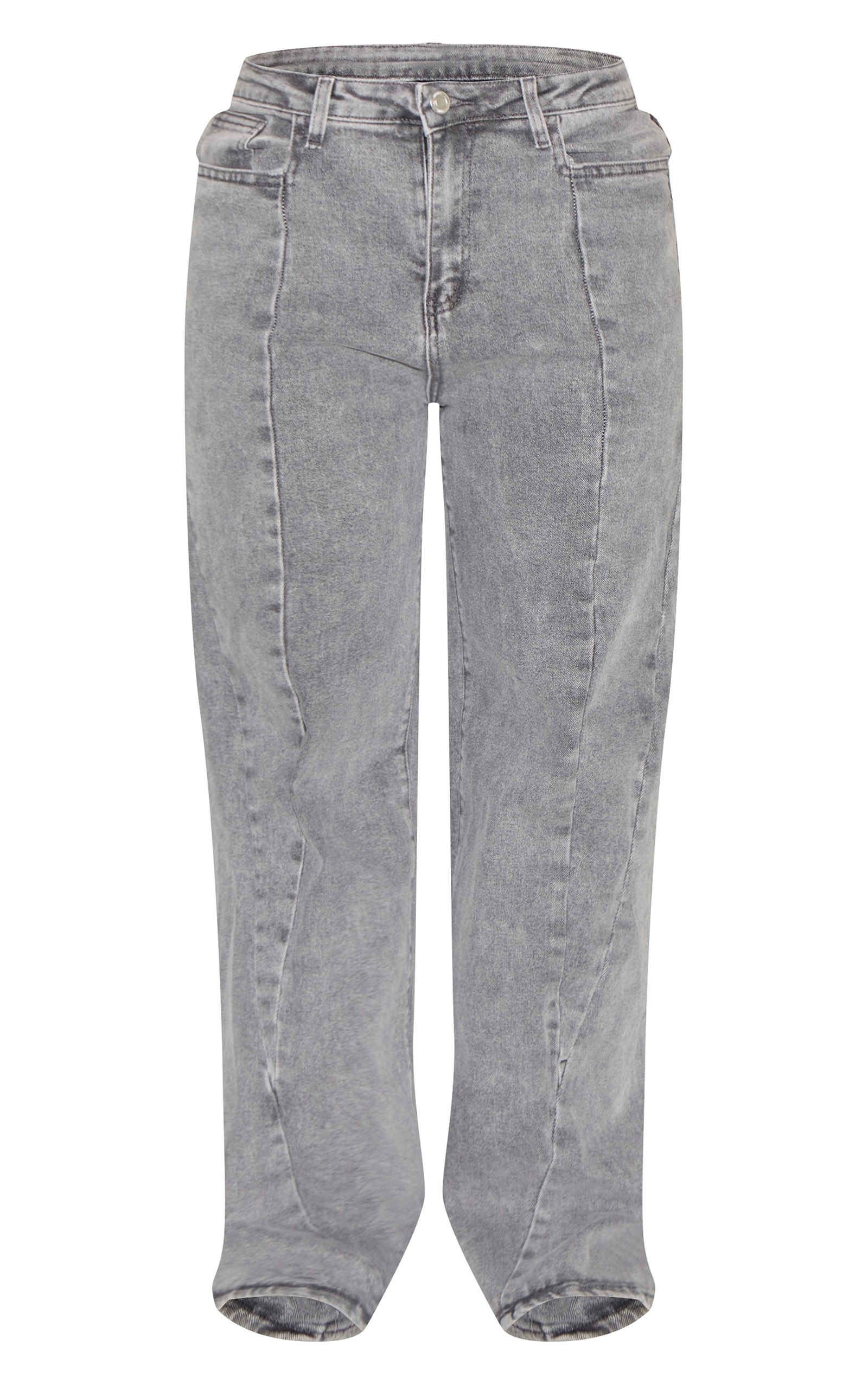 Shape Grey Stretch Denim Highwaisted Jeans | Shape | PrettyLittleThing USA