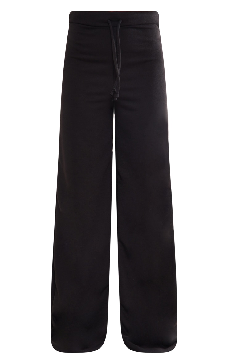 Jogging large noir léger à cordons ajustables à la taille ...