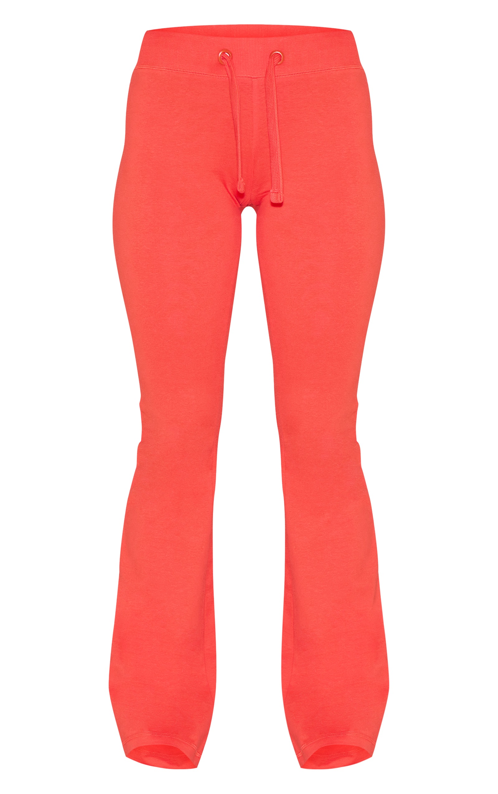 Red Low Rise Skinny Flare Pants | Co-ords | PLT USA