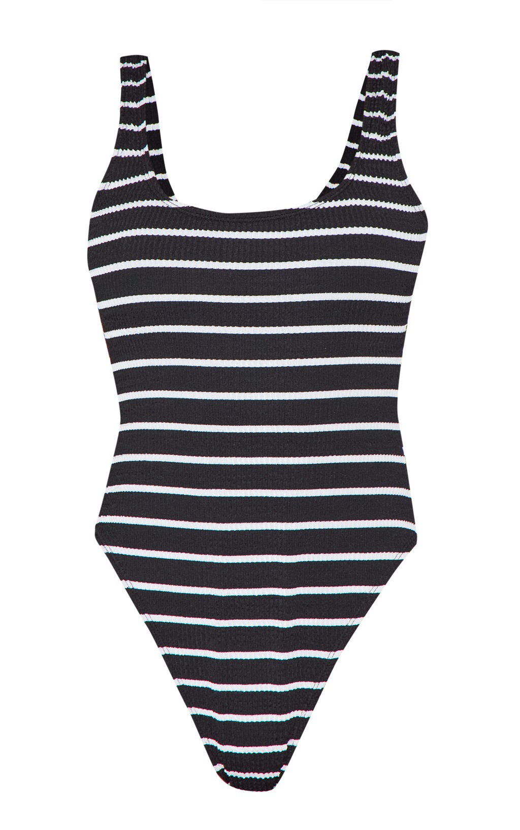 Black Monochrome Crinkle Backless Swimsuit | Swimwear ...