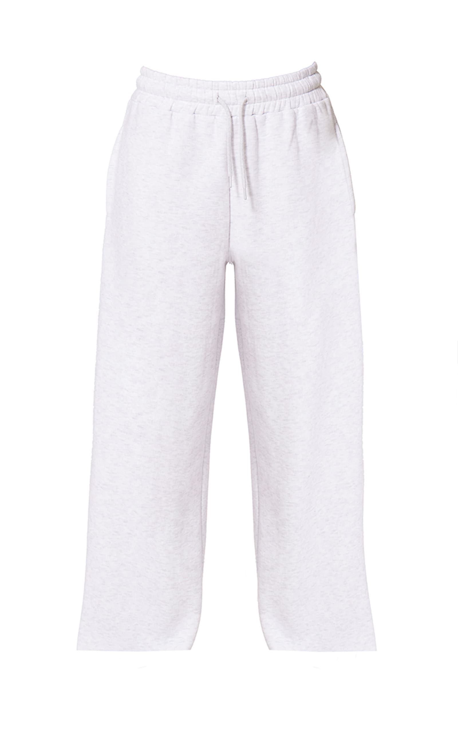 Ash Grey Premium Wide Leg Sweat Sweatpants | Athleisure | PLT USA