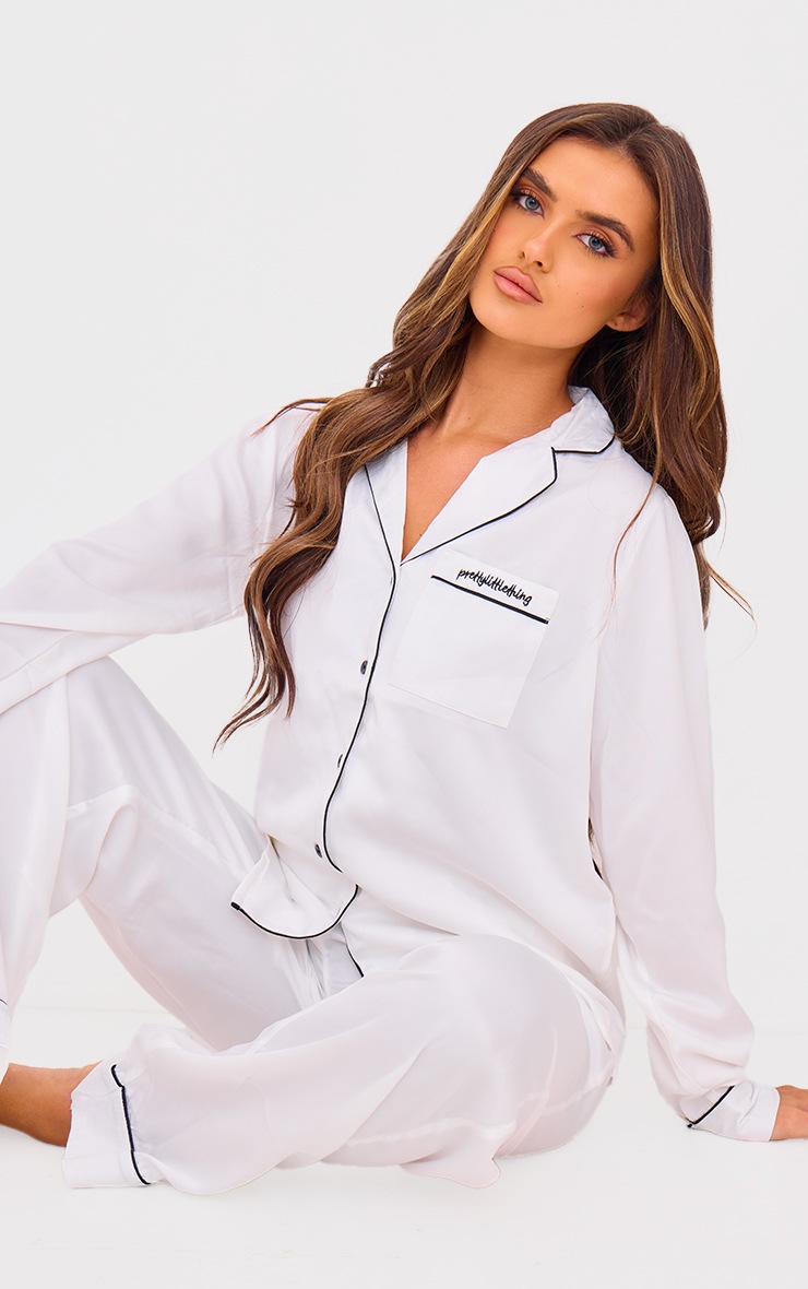 Satin Pyjamas | Satin PJ Sets & Nightwear | PrettyLittleThing