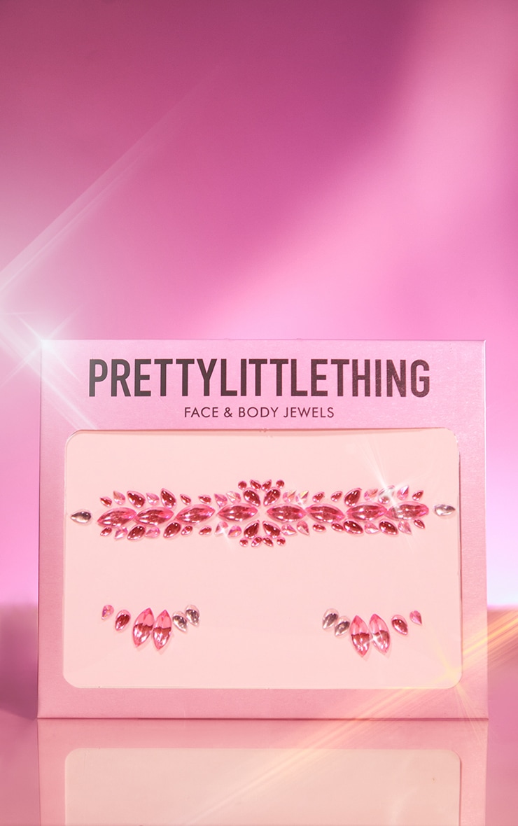 Plt Pink And Silver Hair And Body Jewel | PrettyLittleThing