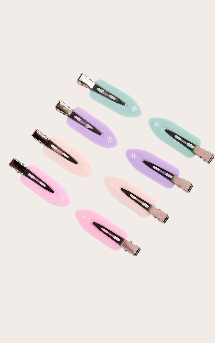 Brushworks Pastel No Crease Hair Clips (Pack Of 8) | Beauty | PLT