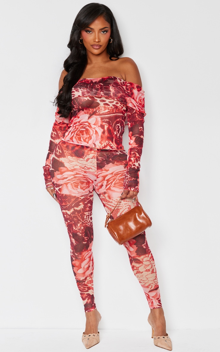 Sheer Leggings | PrettyLittleThing USA