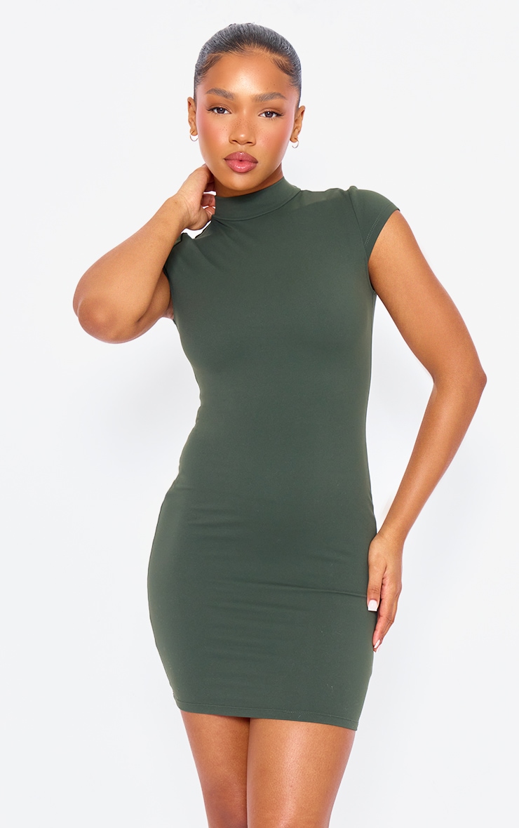 Bodycon cap sleeve dress | PrettyLittleThing USA