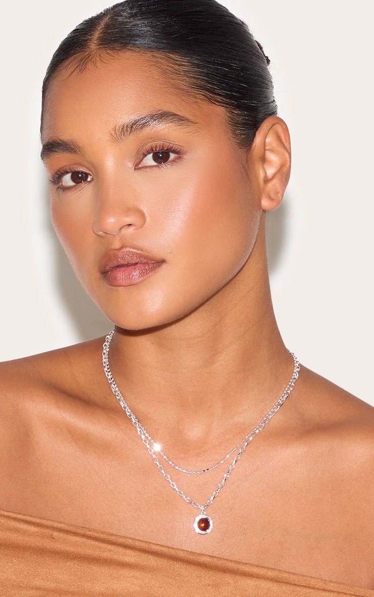 Silver Resin Pendant Multi-Pack Necklace | Accessories | PLT