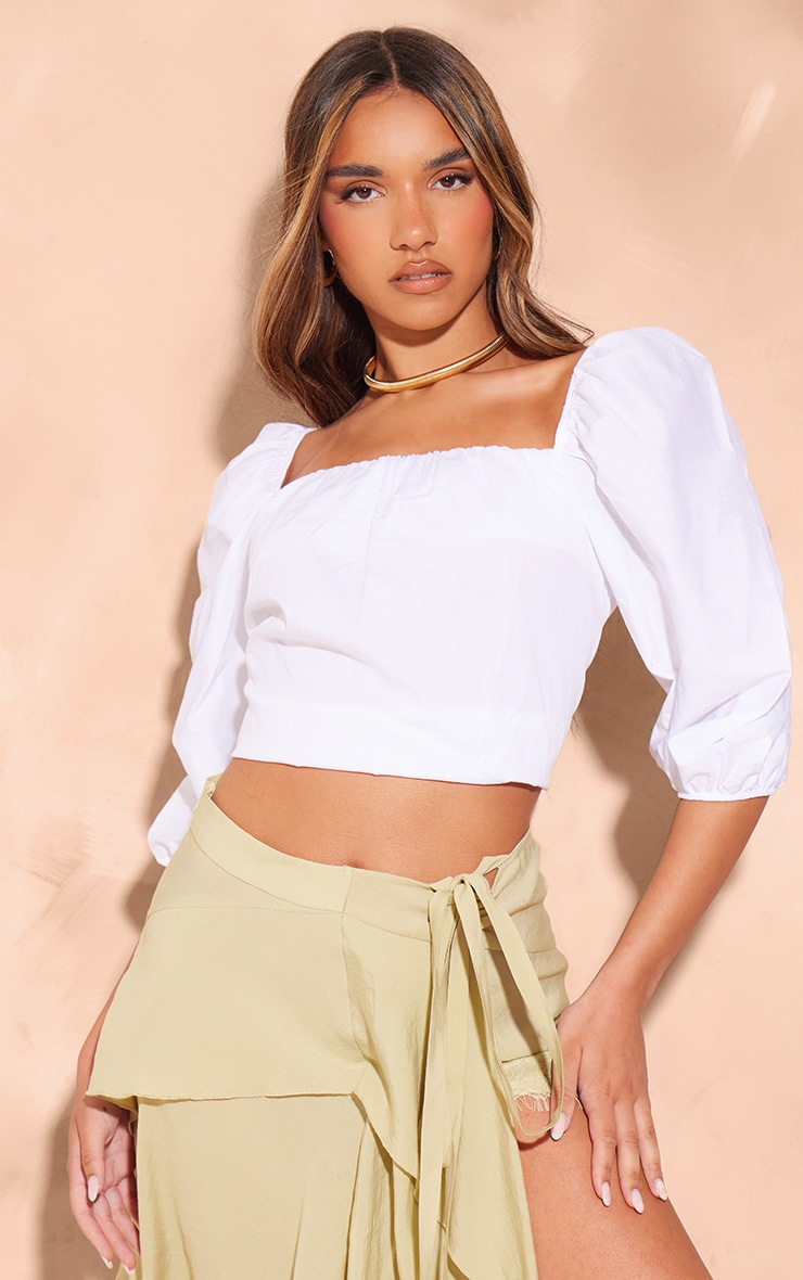 Puff Sleeve Tops & Blouses | PrettyLittleThing