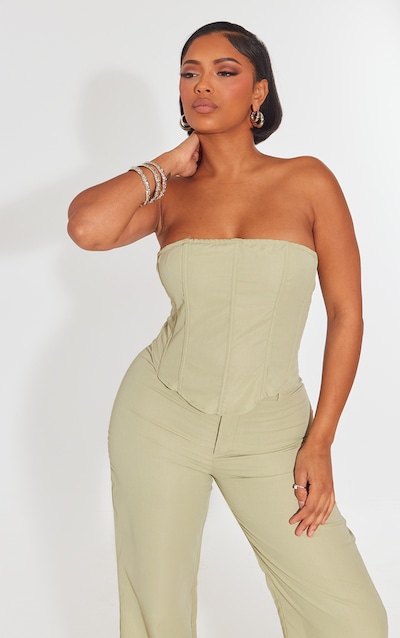 Green corsets | PrettyLittleThing