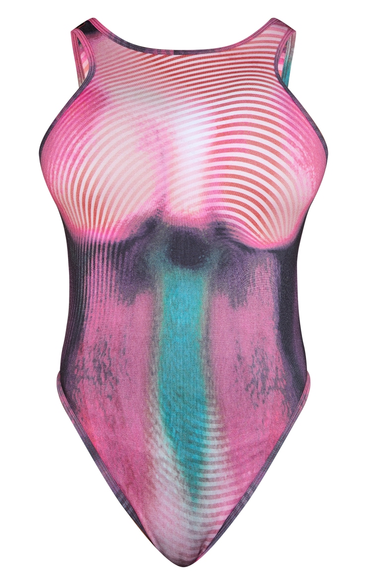 Shape Pink Body Print Bodysuit | Shape | PLT