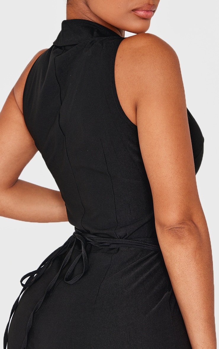 Shape Combinaison De Tailleur Noire Nouée Devant À Décolleté | Shape ...