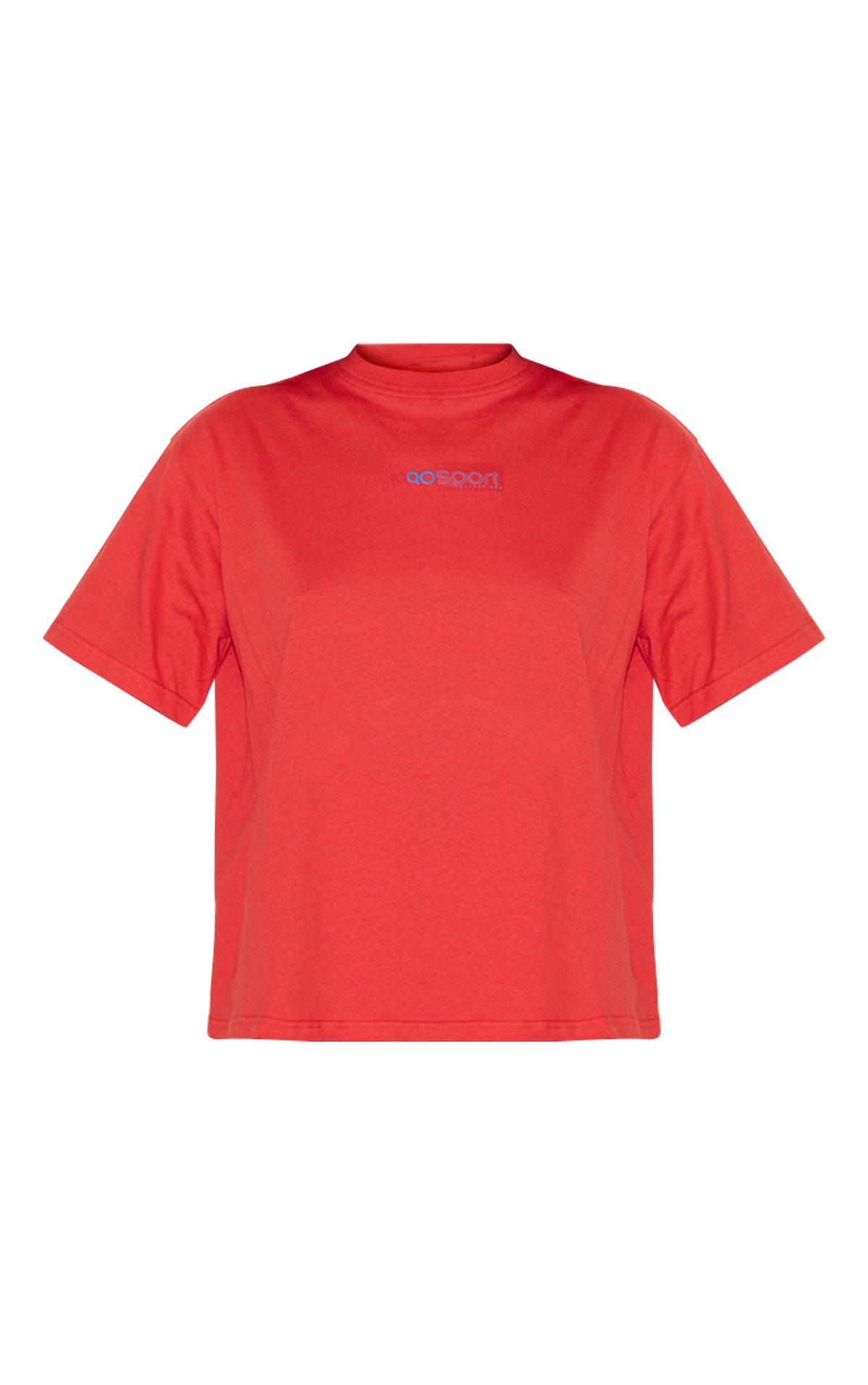 Red Sport Collective Boxy Oversized T Shirt | Athleisure | PLT