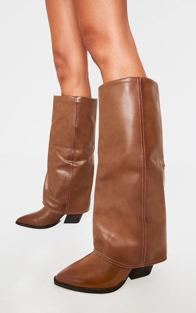 Fold Over Boots | PrettyLittleThing