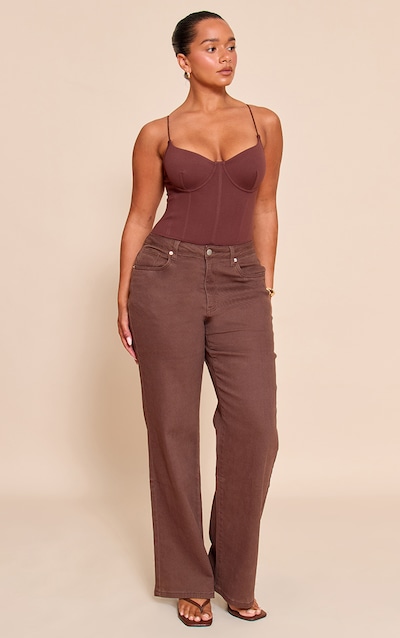 Shape CHOCOLATE Sculpt Underwired Bodysuit | Shape | PLT