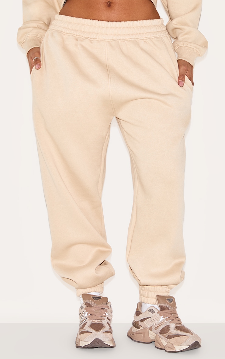 Shape Oatmeal Marl High Waist Cuffed Joggers | Shape | PLT