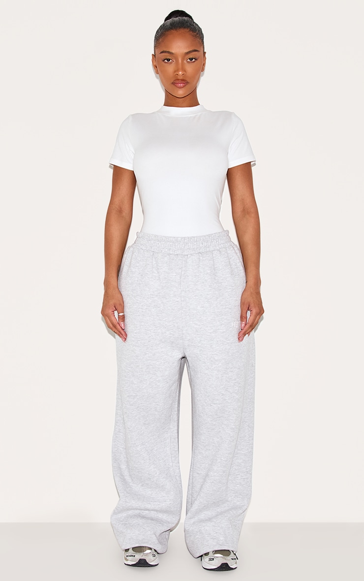 Shape White Sculpted Short Sleeve Bodysuit | Shape | PLT