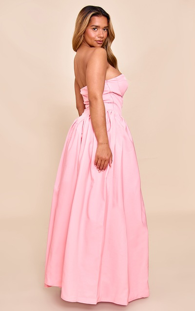 Shape Baby Pink Corseted Maxi Shift Dress | Shape | PrettyLittleThing AUS