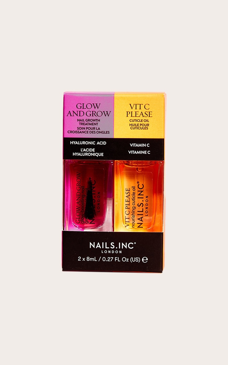 Nails Inc Glow Grow & Vit C Please Nail Treatment Duo | Beauty | PLT