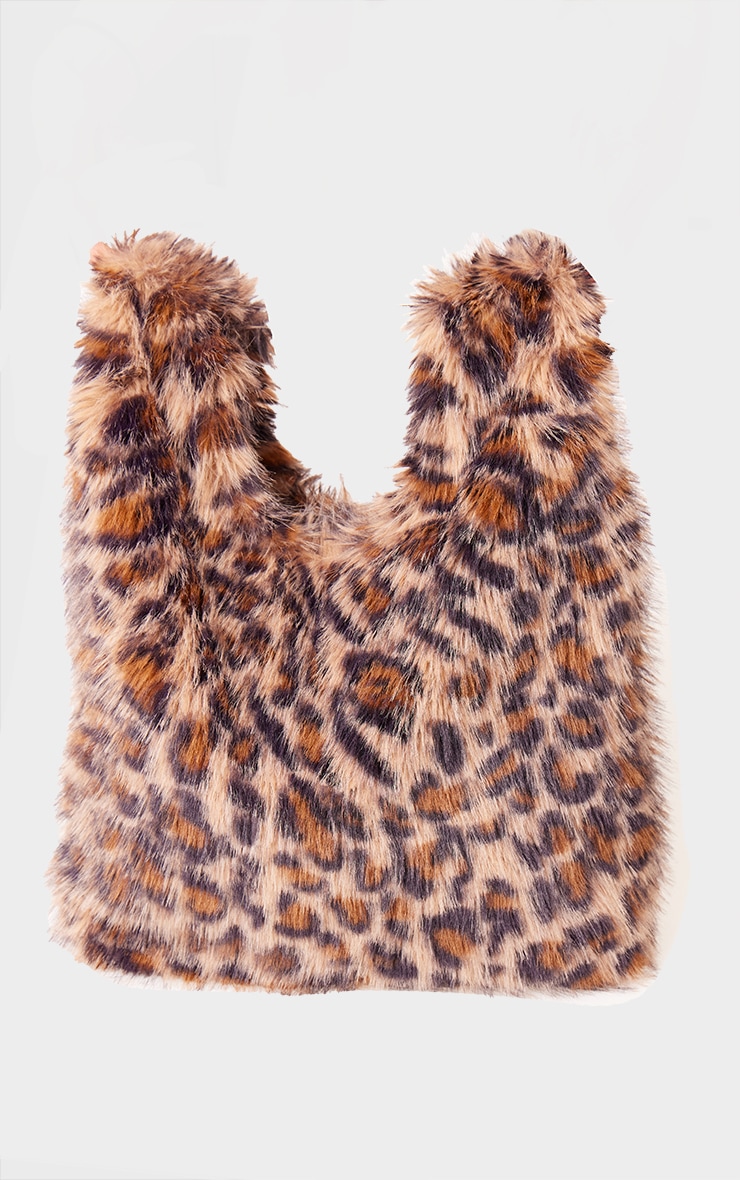 Leopard Faux Fur Handbag | Accessories | PrettyLittleThing USA