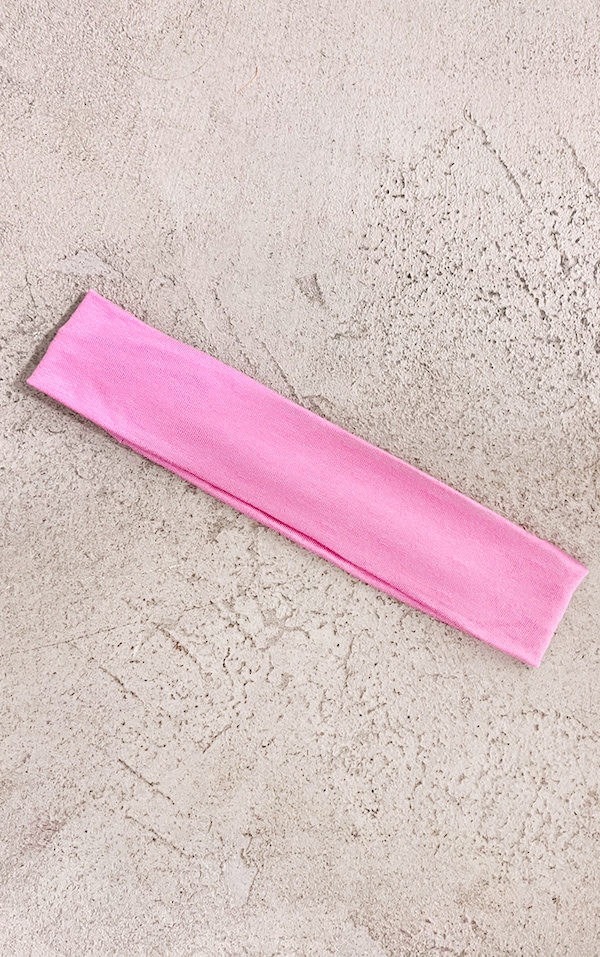 Candy Pink Wide Jersey Headband | Accessories | PLT