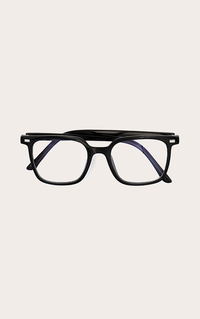 Black Classic Frame Blue Light Readers | Accessories | PLT