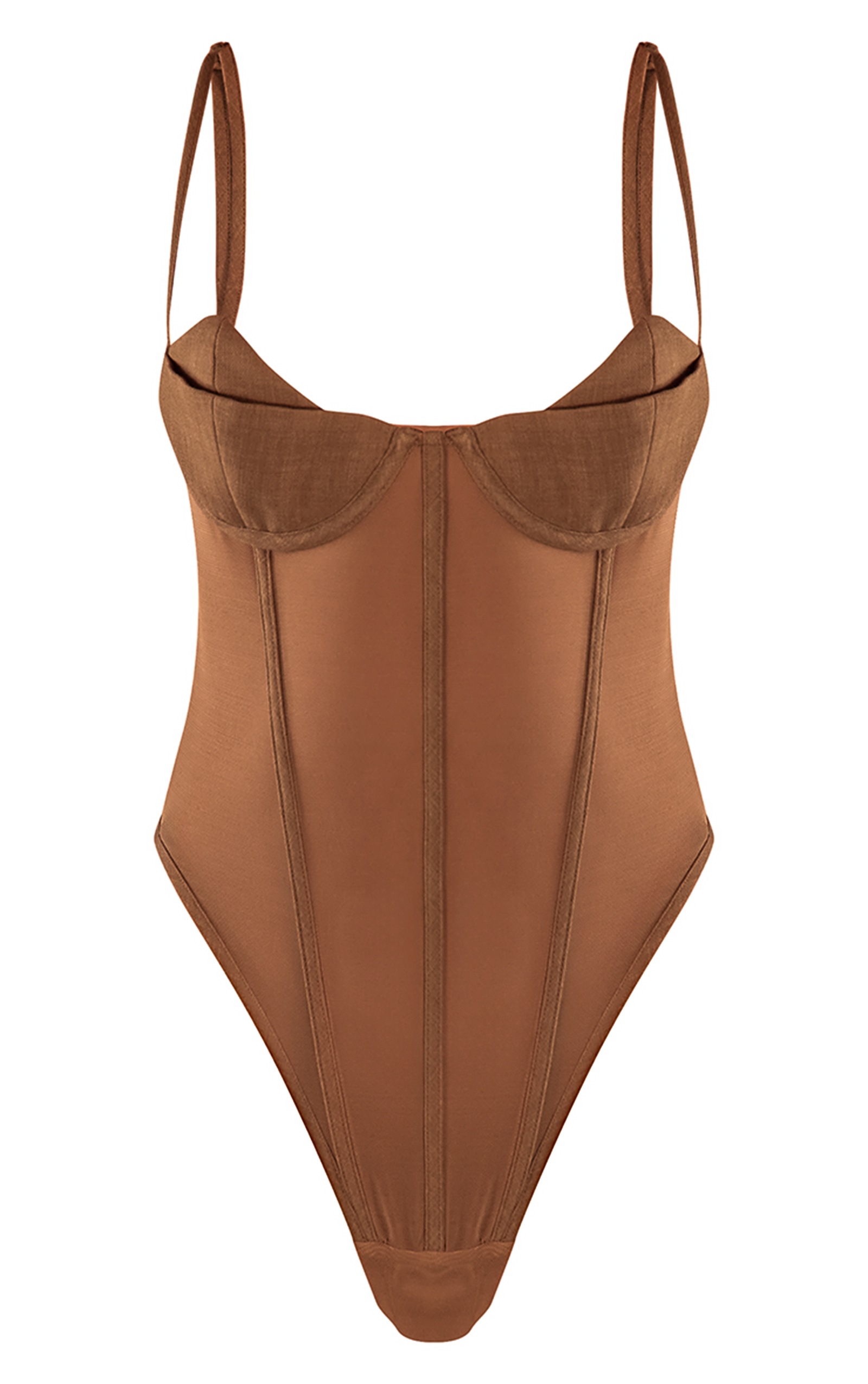 PLT Label Dark Sage Tailored Bandage Mesh Bodysuit | Tops | PLT IRE